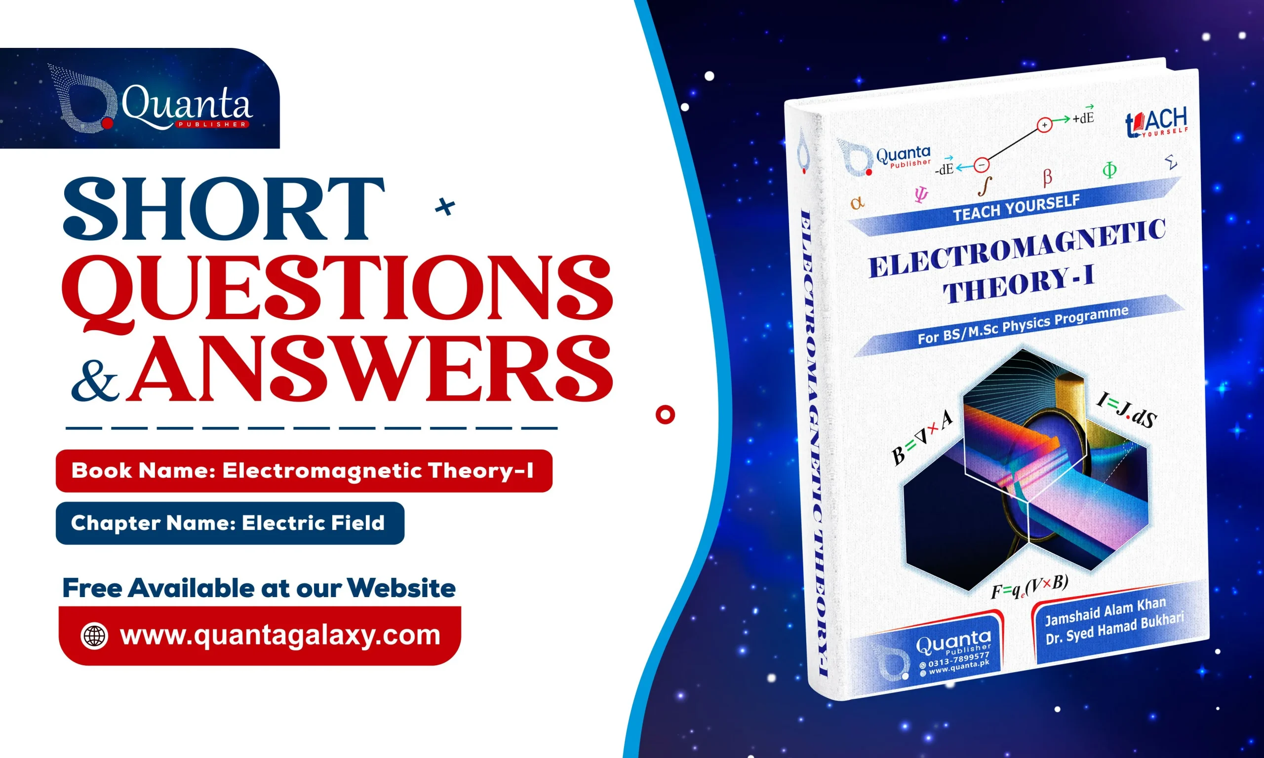 Chapter#4: Electric Fields in Dielectric Media - Quanta: BS/MSc Physics Books