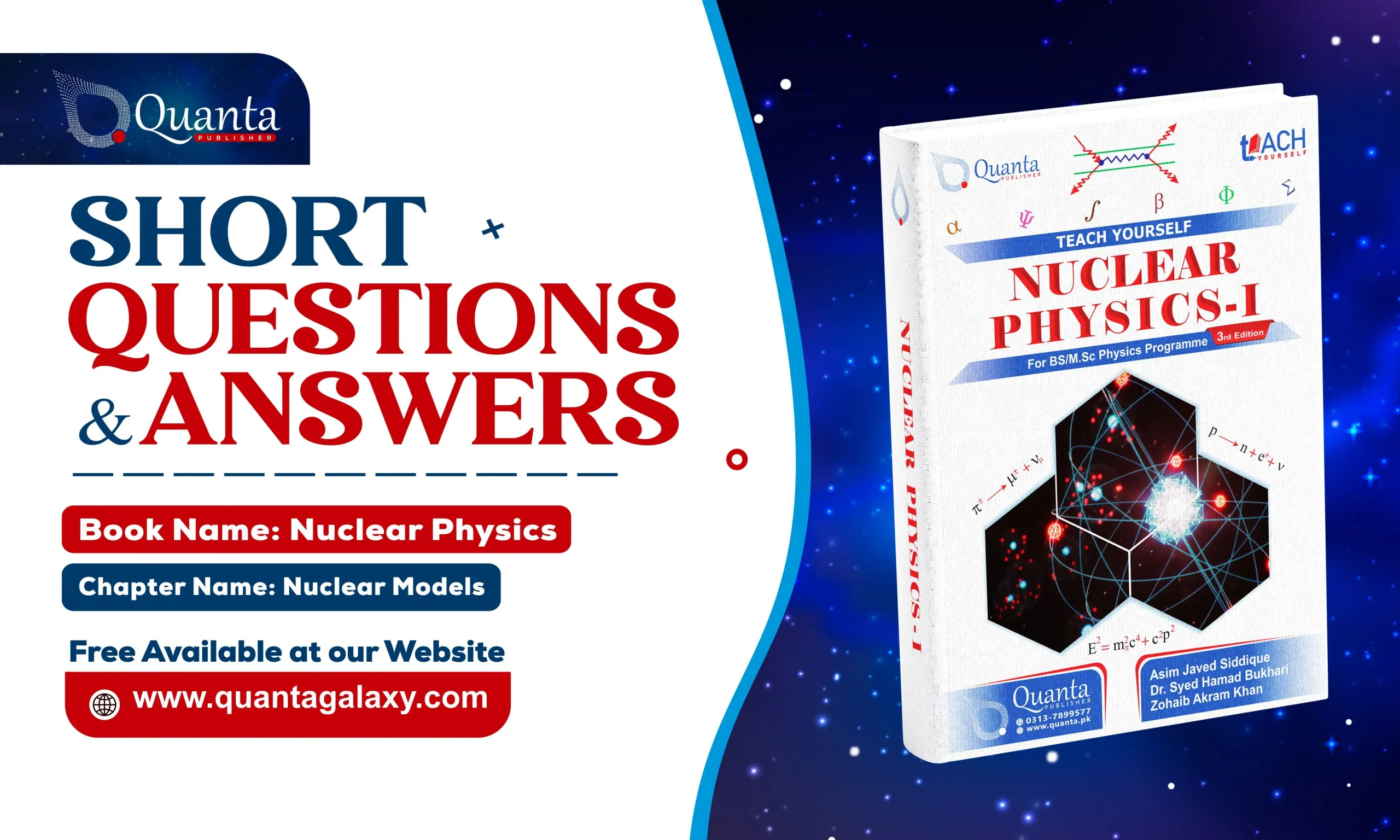 Chapter#03: Nuclear Models - Quanta: BS/MSc Physics Books