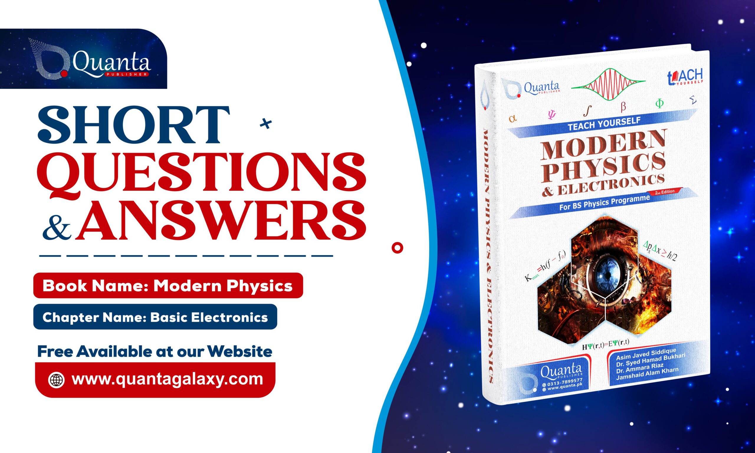 Chapter#04: Atomic Physics - Quanta: BS/MSc Physics Books