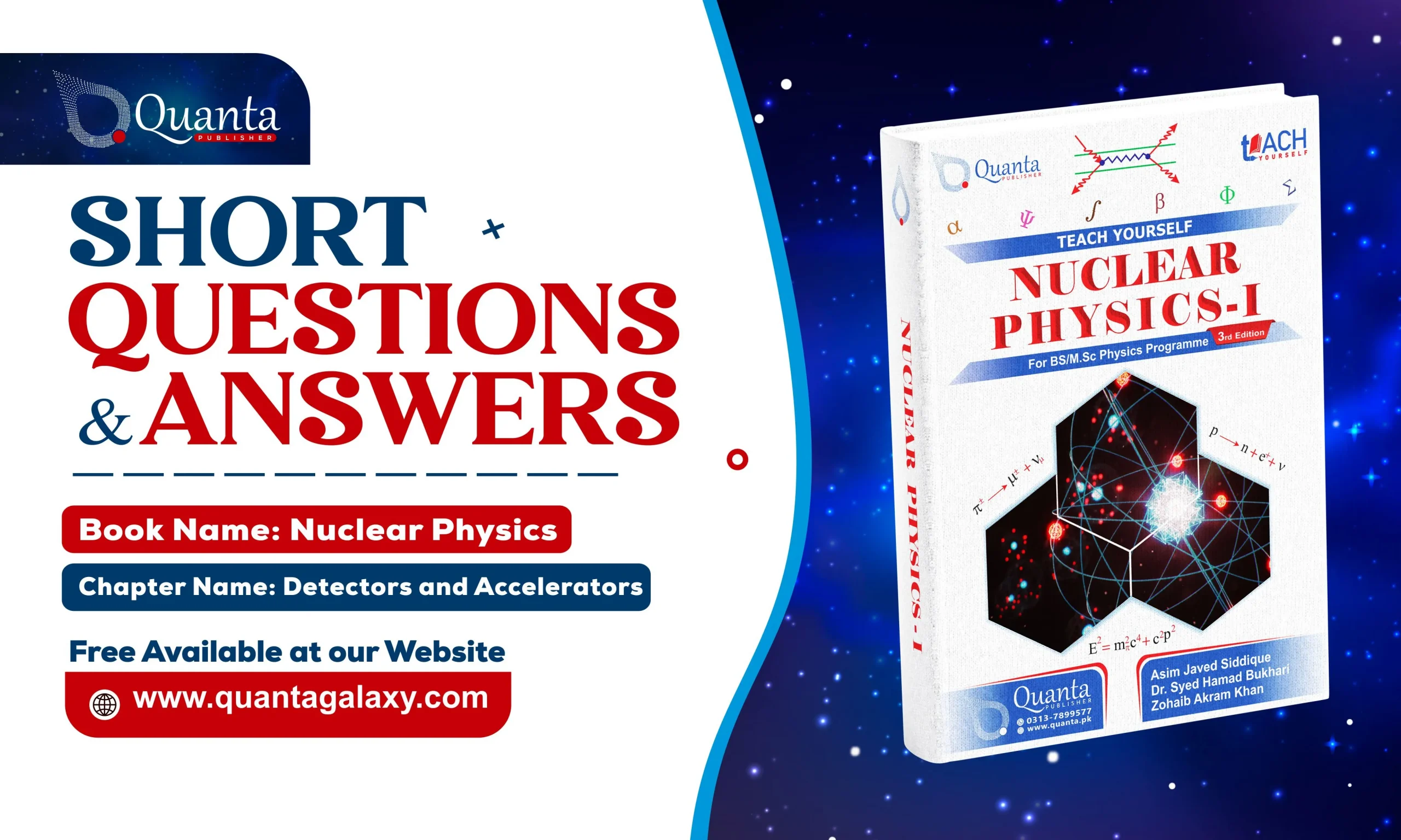 Chapter#07: Detectors and Accelerators - Quanta: BS/MSc Physics Books